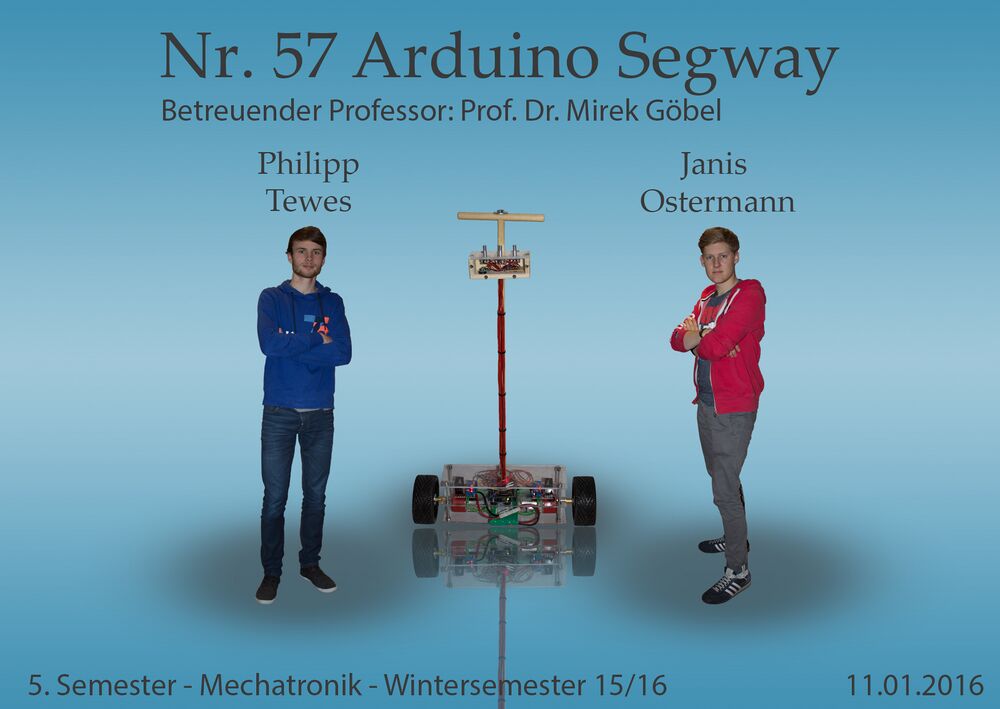 Projekt 57: Arduino Segway – HSHL Mechatronik